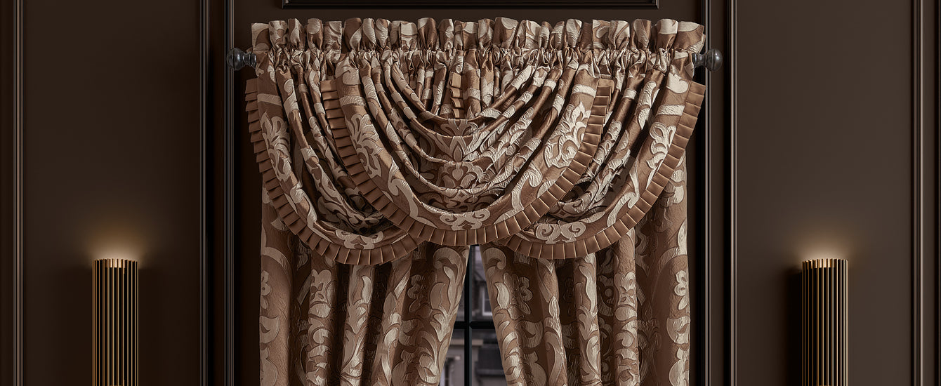 Styling a Waterfall Valance the J. Queen Way – J. Queen New York