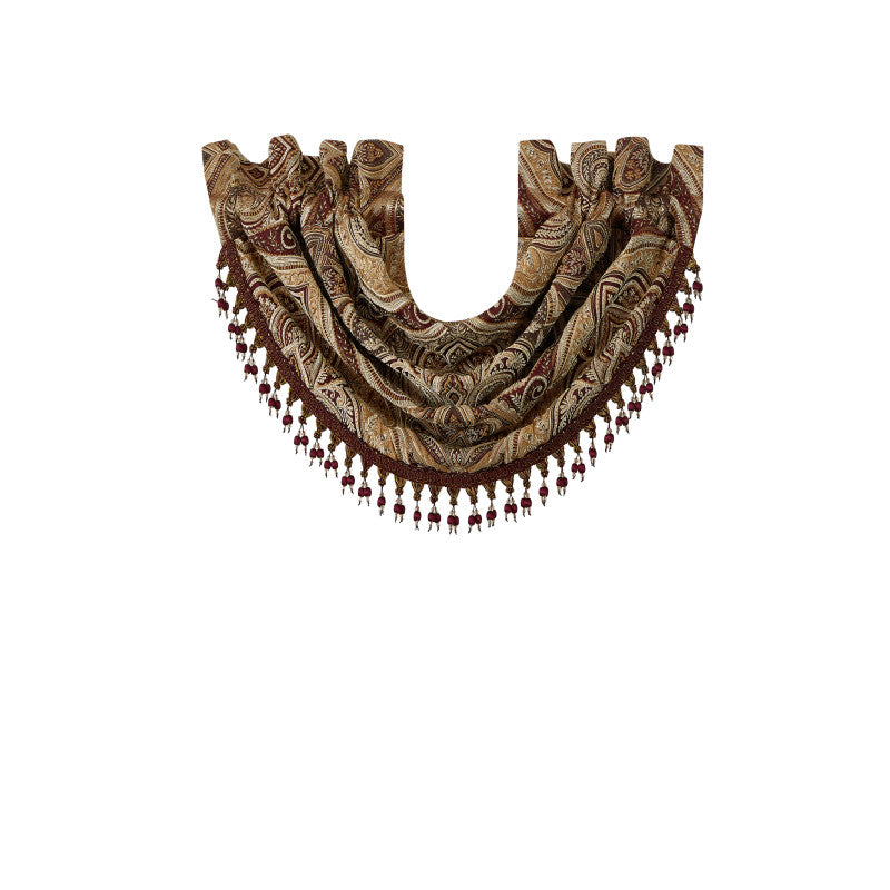 Bordeaux Window Waterfall Valance – J. Queen New York