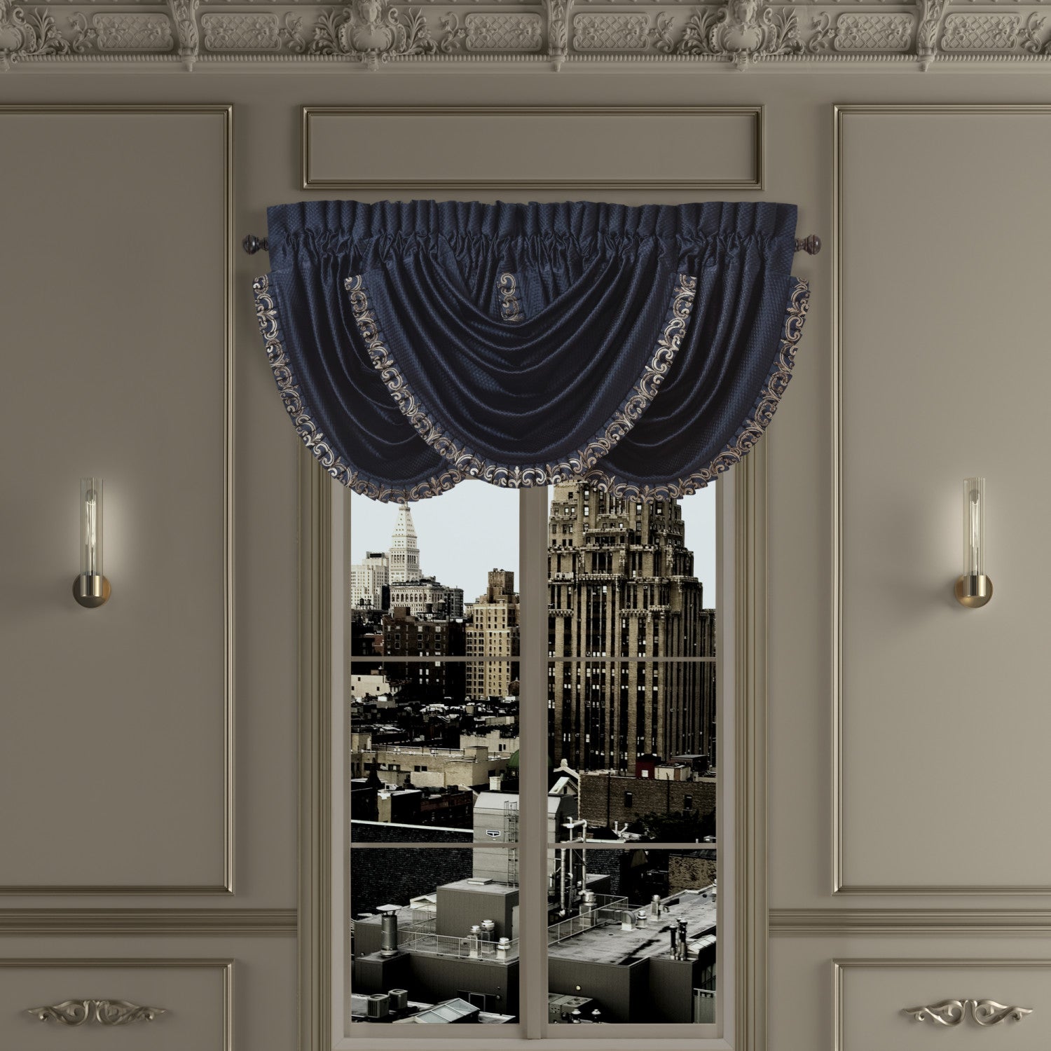 Caruso Window Waterfall Valance – J. Queen New York