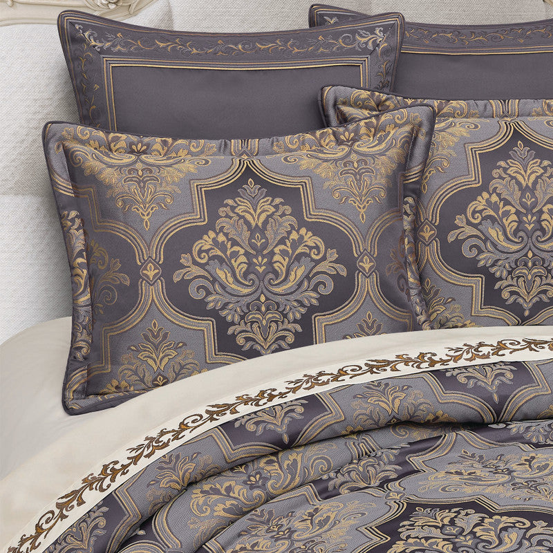 Manchester 4 Piece Comforter Set - Luxury Lavender & Gold – J. Queen ...