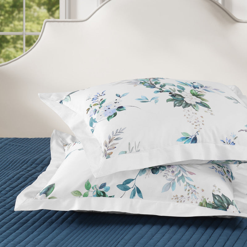 Meadow Floral Print Comforter Set - Soft Cotton Sateen – J. Queen New York