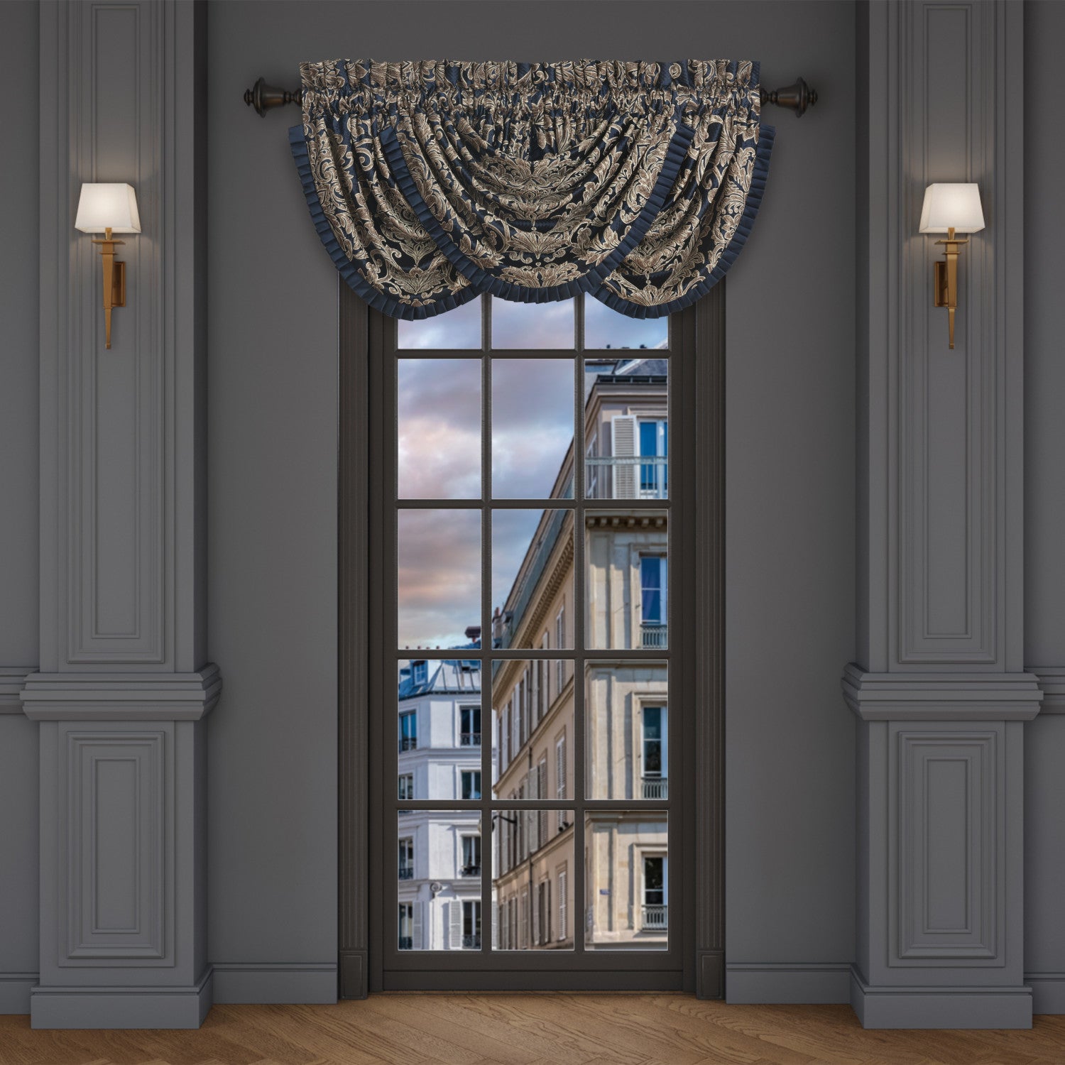 Monte Carlo Window Waterfall Valance – J. Queen New York
