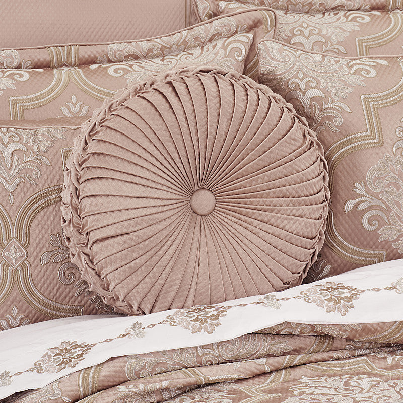 Rosewater Tufted Round Decorative Throw Pillow – J. Queen New York